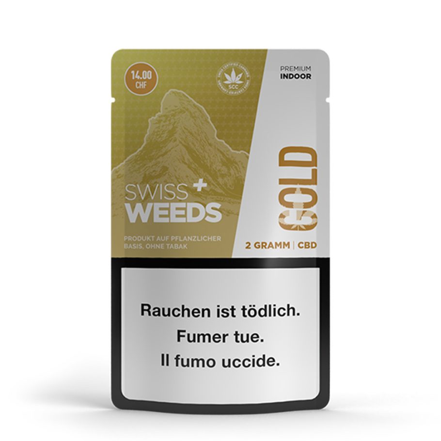 Swiss Weeds Gold 2g - Swiss CBD Online Shop - Hanfpost