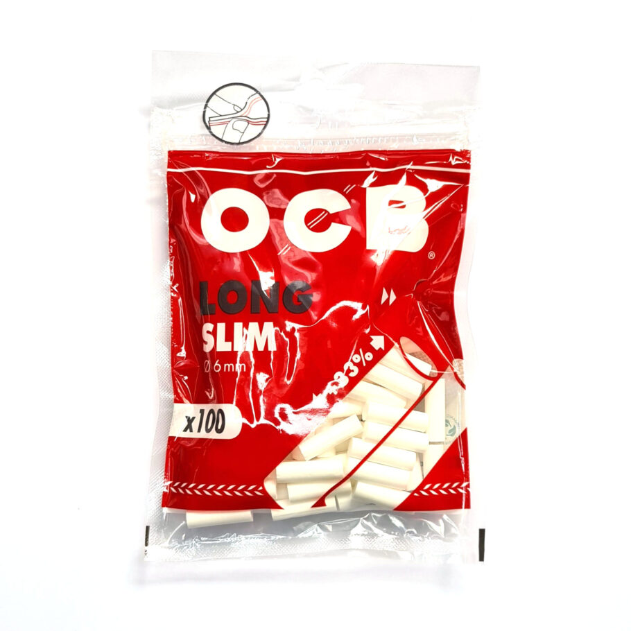 OCB Long Slim Zigarettenfilter - Online Headshop Schweiz - Hanfpost