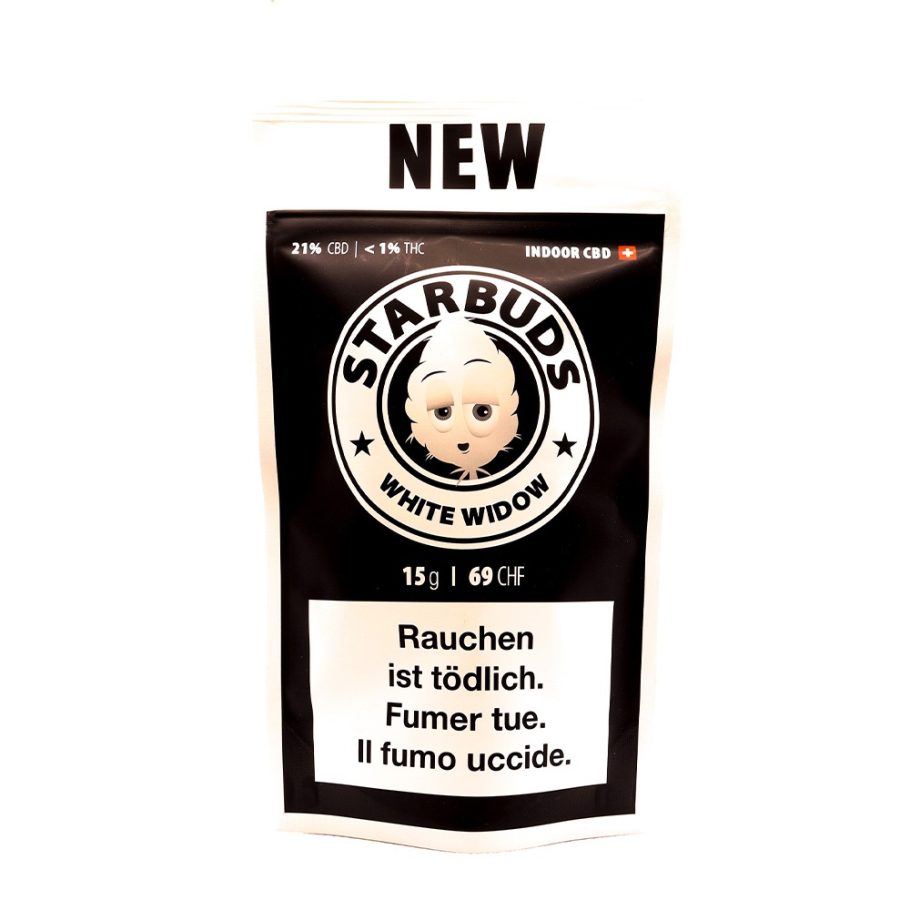 Starbuds White Widow Indoor - 15 g - Schweizer CBD Onlineshop - Hanfpost