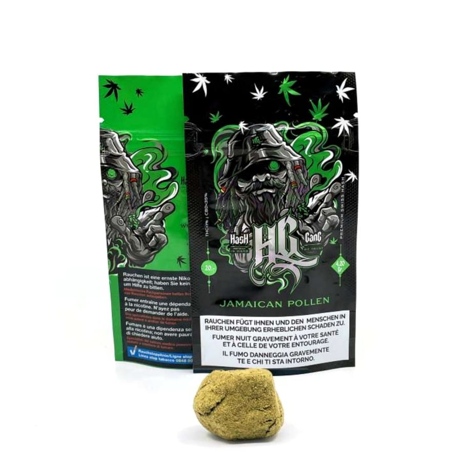 Hash Gang - Jamaican Pollen - 4.20g - Swiss CBD Onlineshop - Hanfpost