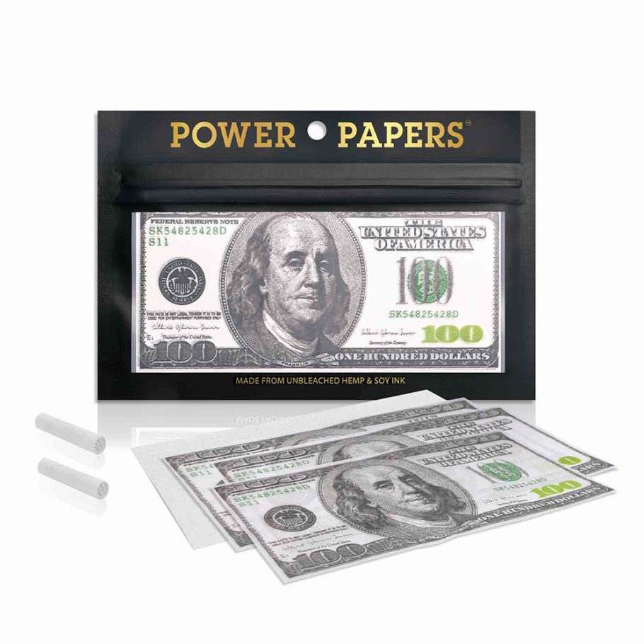 Hanfpost.ch Power Papers 100 Dollar - Super King Size + Tips